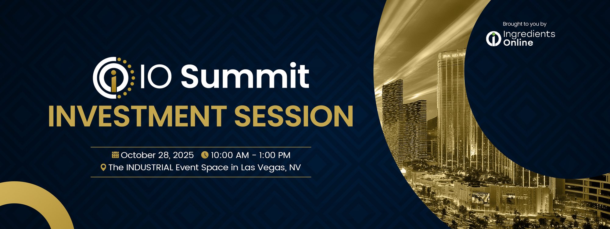 IO Summit | Investment Session